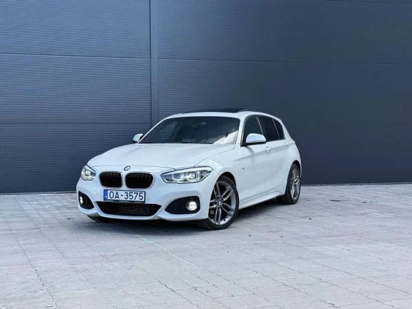White BMW 118 2015 in Riga, with an engine capacity of 2.00 L and mileage of 267 thousand km for 9495 €, photo 1 on AUTOMOTO.COM.LV