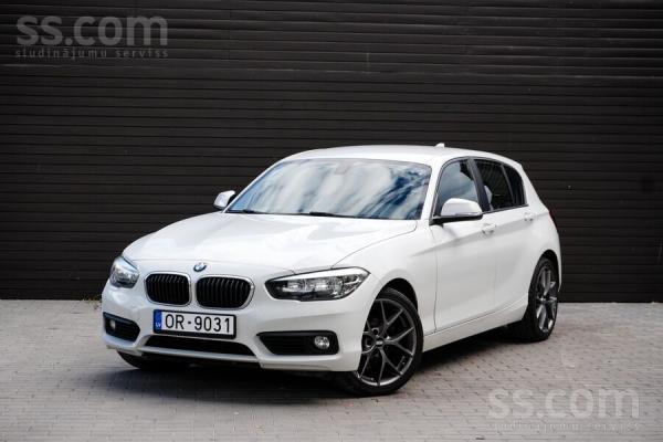 White BMW 118 2015 in Riga, with an engine capacity of 2.00 L and mileage of 240 thousand km for 9390 €, photo 1 on AUTOMOTO.COM.LV