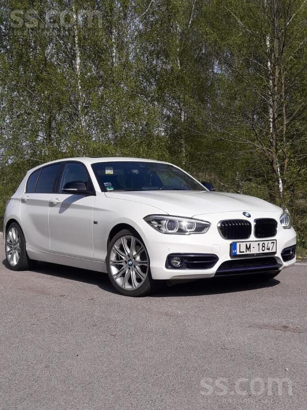 BMW 118 2015 in Jelgava on AUTOMOTO.COM.LV White BMW 118 2015 in Jelgava, with an engine capacity of 2.00 L and mileage of 187 thousand km for 9000 €, photo 6 on AUTOMOTO.COM.LV