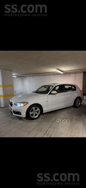 White BMW 118 2016 in Riga, with an engine capacity of 1.50 L and mileage of 72 thousand km for 12300 €, photo 8 on AUTOMOTO.COM.LV