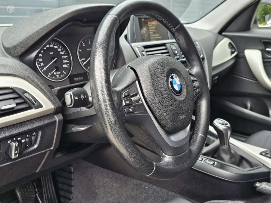 Белый БМВ 118 2016 в Утена, объемом двигателя 2.00 л и пробегом 257 тыс. км за 7450 €, фото 21 на AUTOMOTO.COM.LV