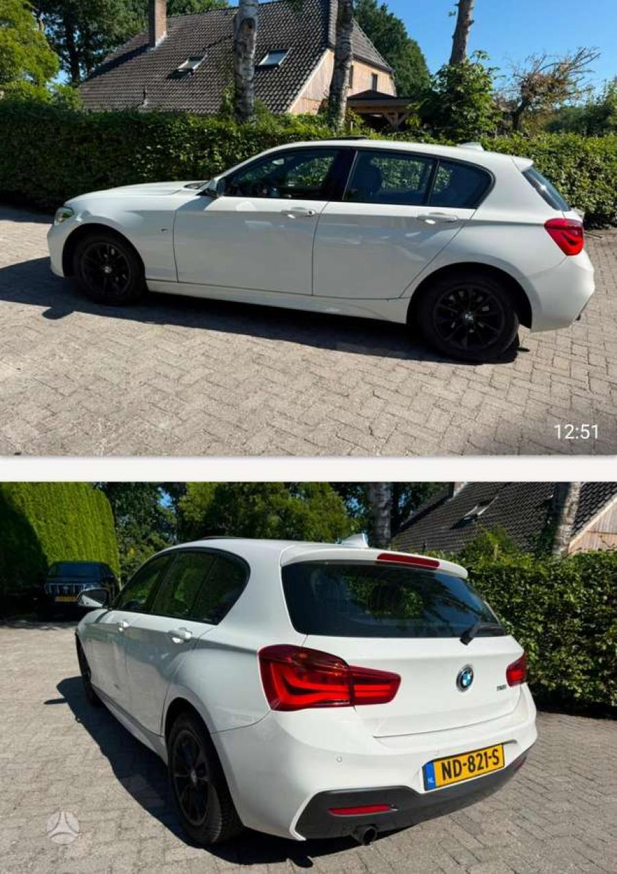 White BMW 118 2017 in Vilnius, with an engine capacity of 1.50 L and mileage of 257 thousand km for 7700 €, photo 4 on AUTOMOTO.COM.LV