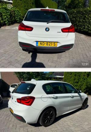 White BMW 118 2017 in Vilnius, with an engine capacity of 1.50 L and mileage of 257 thousand km for 7700 €, photo 5 on AUTOMOTO.COM.LV
