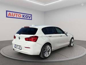 White BMW 118 2018 in Klaipeda, with an engine capacity of 1.50 L and mileage of 252 thousand km for 10499 €, photo 6 on AUTOMOTO.COM.LV