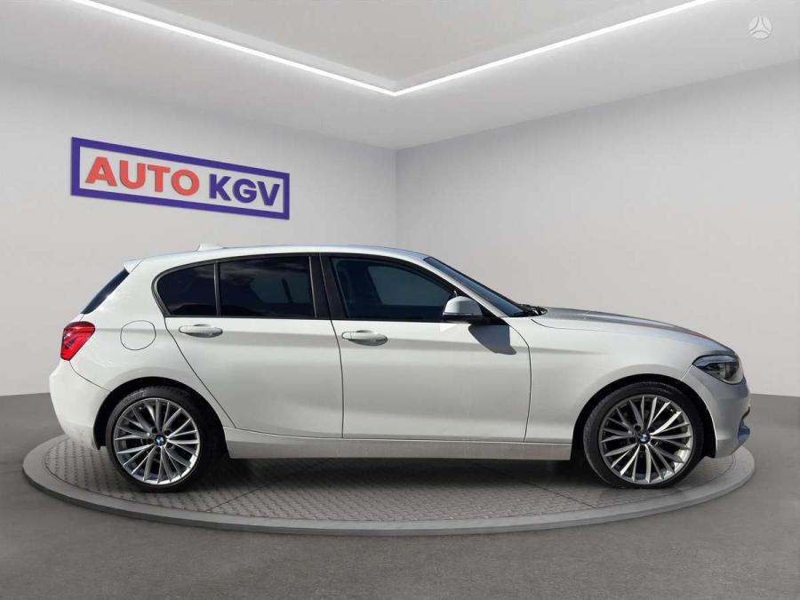 White BMW 118 2018 in Klaipeda, with an engine capacity of 1.50 L and mileage of 252 thousand km for 10499 €, photo 7 on AUTOMOTO.COM.LV