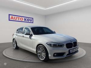 White BMW 118 2018 in Klaipeda, with an engine capacity of 1.50 L and mileage of 252 thousand km for 10499 €, photo 8 on AUTOMOTO.COM.LV