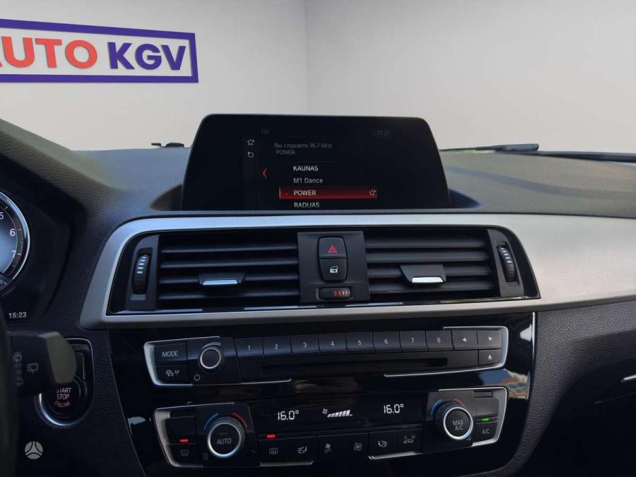 White BMW 118 2018 in Klaipeda, with an engine capacity of 1.50 L and mileage of 252 thousand km for 10499 €, photo 17 on AUTOMOTO.COM.LV