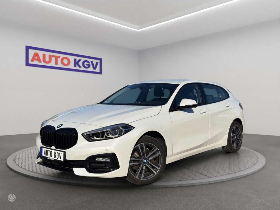 White BMW 118 2023 in Klaipeda, with an engine capacity of 1.50 L and mileage of 39 thousand km for 21999 €, photo 1 on AUTOMOTO.COM.LV