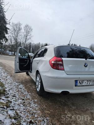 White BMW 118 2008 in Aluksne, with an engine capacity of 2.00 L and mileage of 298 thousand km for 3550 €, photo 8 on AUTOMOTO.COM.LV