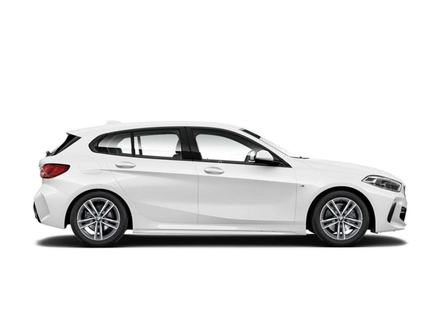 White BMW 118 2022 in Kaunas, with an engine capacity of 1.50 L and mileage of 65 thousand km for 23635 €, photo 4 on AUTOMOTO.COM.LV