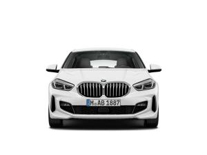 White BMW 118 2022 in Kaunas, with an engine capacity of 1.50 L and mileage of 65 thousand km for 23635 €, photo 5 on AUTOMOTO.COM.LV