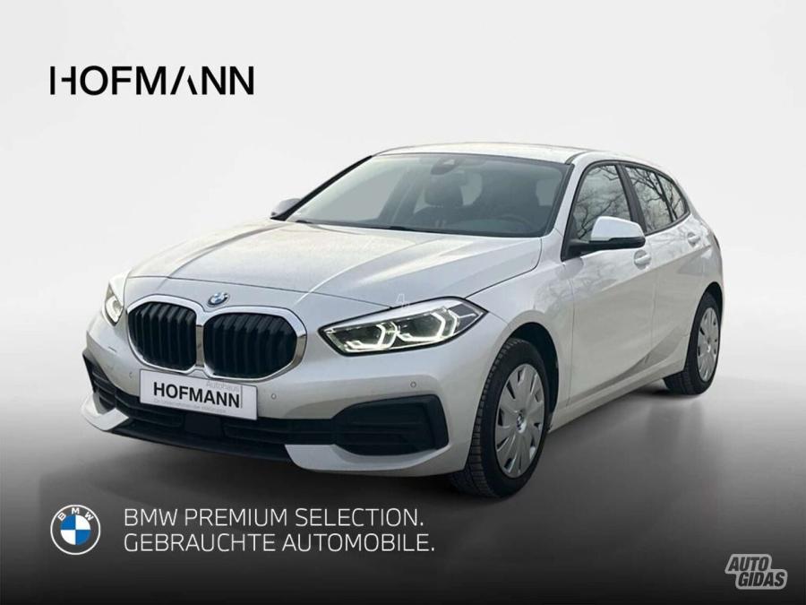 White BMW 118 2022 in Kaunas, with an engine capacity of 1.50 L and mileage of 35 thousand km for 27867 €, photo 1 on AUTOMOTO.COM.LV