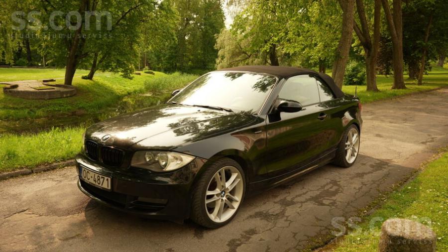 Black BMW 120 2008 in Jelgava, with an engine capacity of 2.00 L and mileage of 259 thousand km for 9000 €, photo 1 on AUTOMOTO.COM.LV