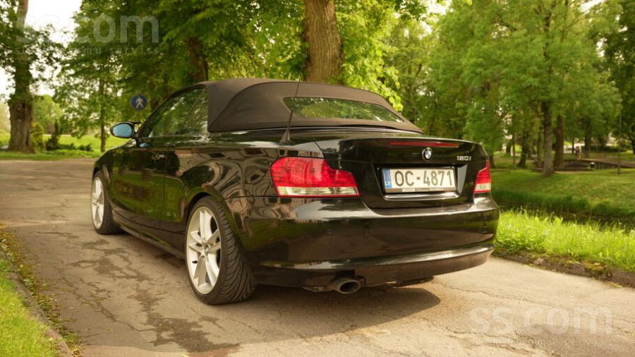 Black BMW 120 2008 in Jelgava, with an engine capacity of 2.00 L and mileage of 259 thousand km for 9000 €, photo 6 on AUTOMOTO.COM.LV