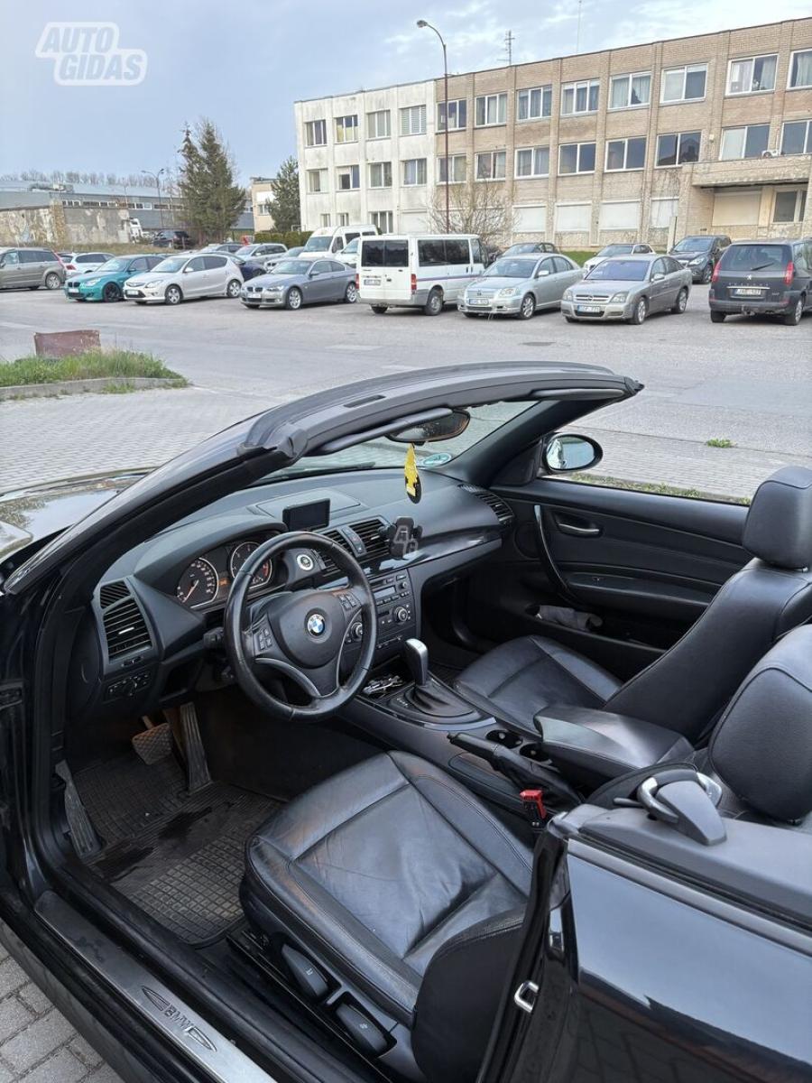 Black BMW 120 2008 in Klaipeda, with an engine capacity of 2.00 L and mileage of 272 thousand km for 5850 €, photo 18 on AUTOMOTO.COM.LV