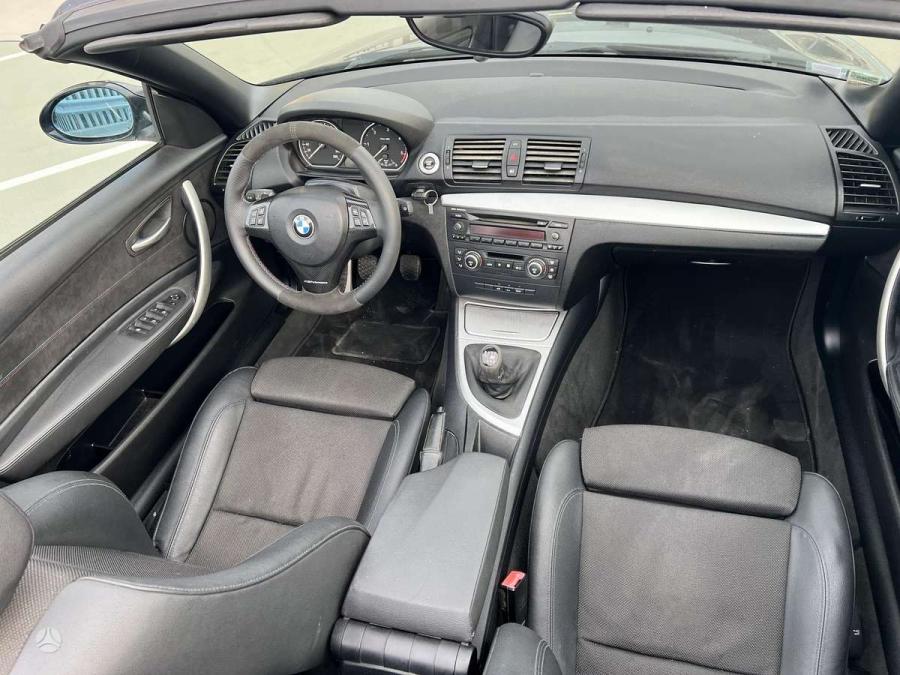 Black BMW 120 2008 in Vilnius, with an engine capacity of 2.00 L and mileage of 160 thousand km for 6250 €, photo 9 on AUTOMOTO.COM.LV