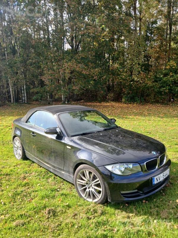 Black BMW 120 2008 in Riga, with an engine capacity of 2.00 L and mileage of 312 thousand km for 6000 €, photo 1 on AUTOMOTO.COM.LV