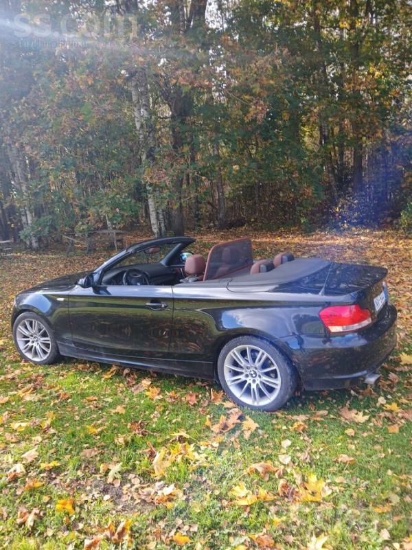 Black BMW 120 2008 in Riga, with an engine capacity of 2.00 L and mileage of 312 thousand km for 6000 €, photo 7 on AUTOMOTO.COM.LV