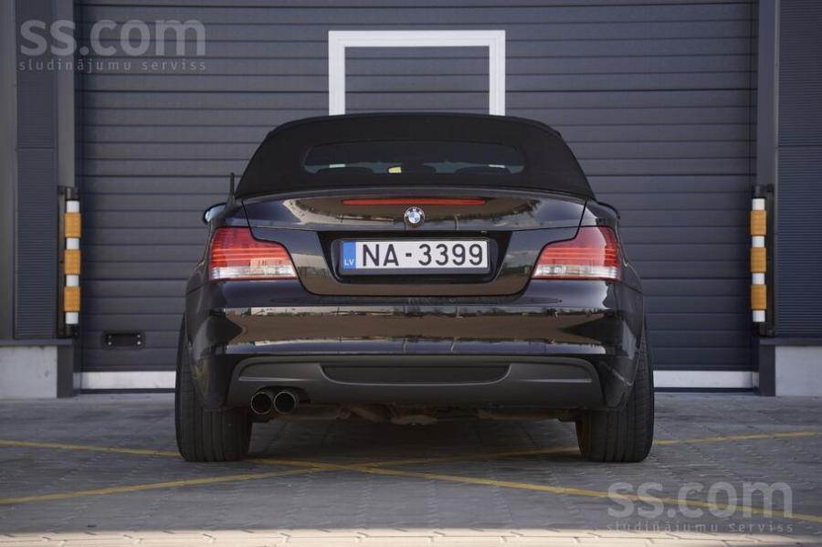 Black BMW 120 2009 in Riga, with an engine capacity of 2.00 L and mileage of 224 thousand km for 7250 €, photo 7 on AUTOMOTO.COM.LV