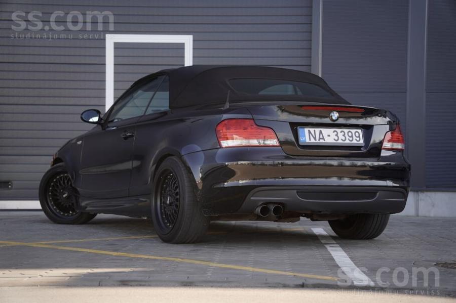 Black BMW 120 2009 in Riga, with an engine capacity of 2.00 L and mileage of 224 thousand km for 7250 €, photo 8 on AUTOMOTO.COM.LV