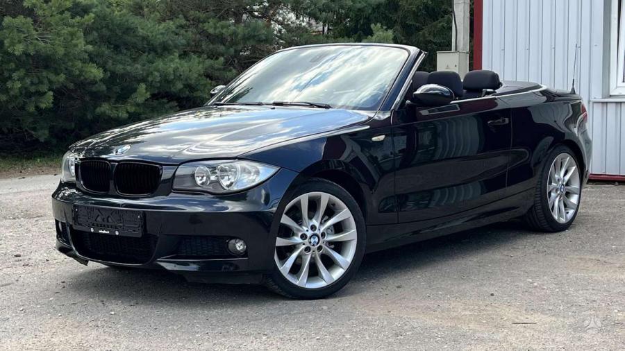 Black BMW 120 2009 in Ukmerge, with an engine capacity of 2.00 L and mileage of 201 thousand km for 3600 €, photo 3 on AUTOMOTO.COM.LV