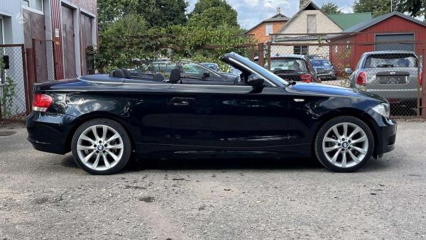 Black BMW 120 2009 in Ukmerge, with an engine capacity of 2.00 L and mileage of 201 thousand km for 3600 €, photo 7 on AUTOMOTO.COM.LV
