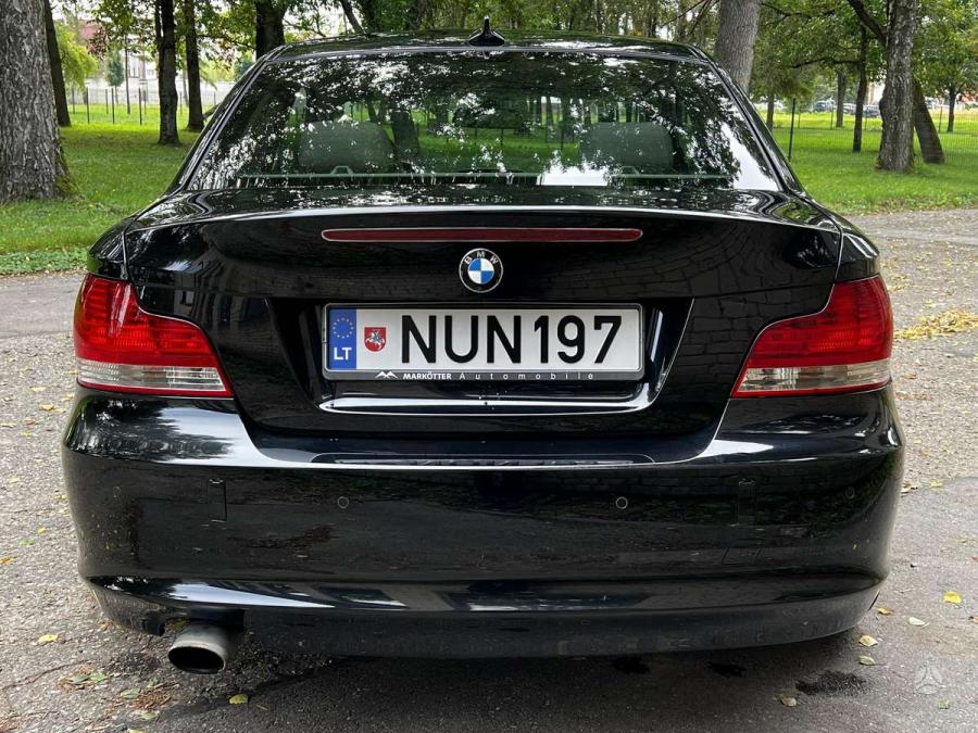Melns BMW 120 2009 Prienai, ar dzinēja tilpumu 2.00 L un nobraukumu 246 tūkst. km par 5850 €, foto 6 vietnē AUTOMOTO.COM.LV