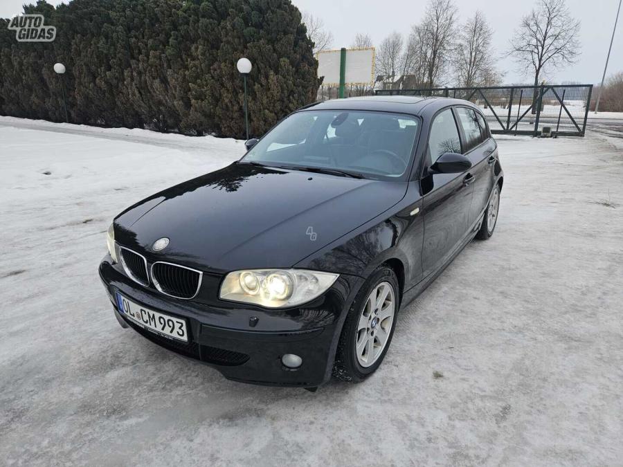 Black BMW 120 2004 in Sakiai, with an engine capacity of 2.00 L and mileage of 230 thousand km for 2700 €, photo 1 on AUTOMOTO.COM.LV