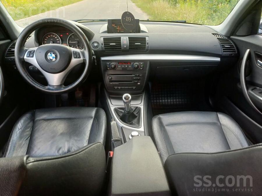Black BMW 120 2004 in Jelgava, with an engine capacity of 2.00 L and mileage of 332 thousand km for 3000 €, photo 7 on AUTOMOTO.COM.LV