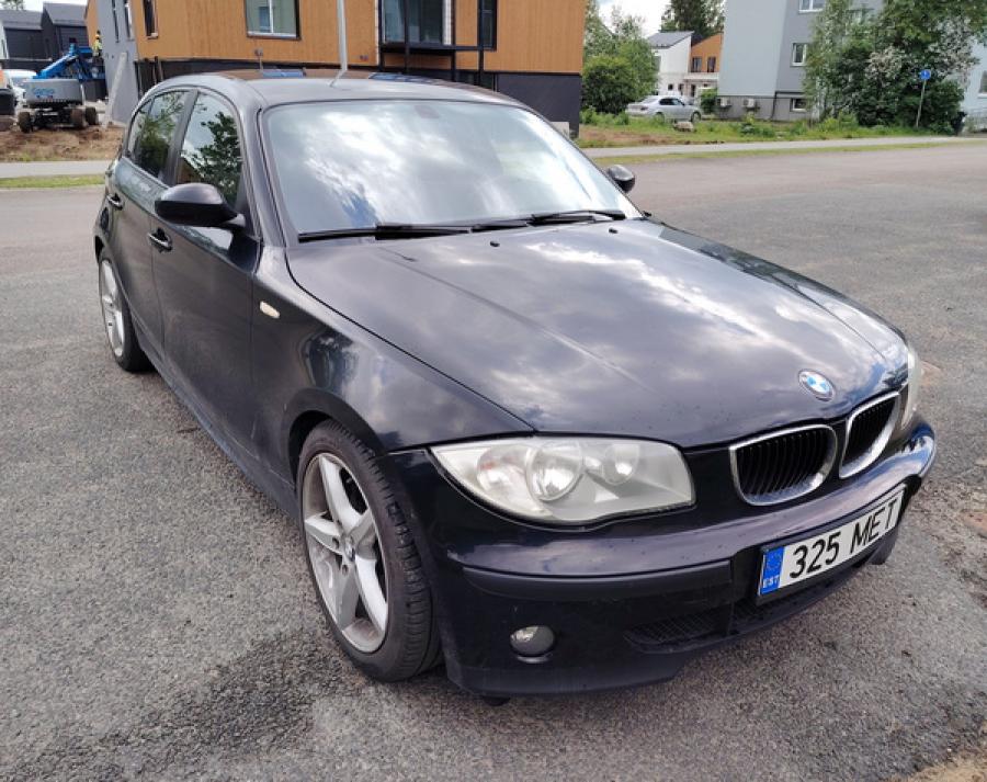 Black BMW 120 2005 in Tallinn, with an engine capacity of 2.00 L and mileage of 207 thousand km for 3500 €, photo 3 on AUTOMOTO.COM.LV