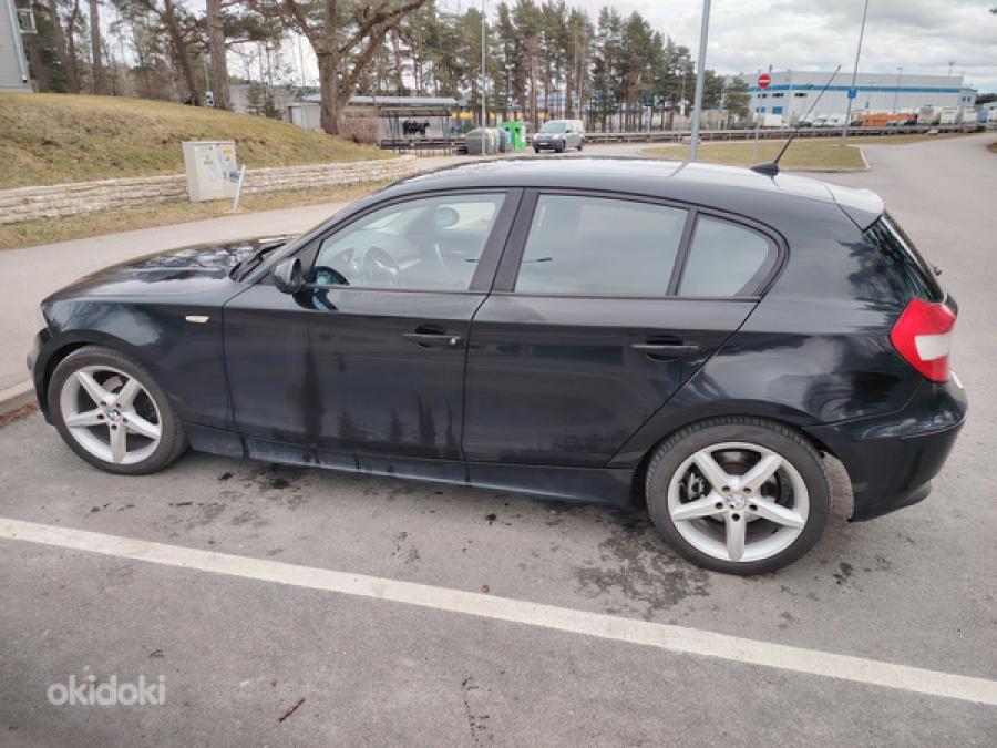 Black BMW 120 2005 in Tallinn, with an engine capacity of 2.00 L and mileage of 207 thousand km for 3500 €, photo 4 on AUTOMOTO.COM.LV