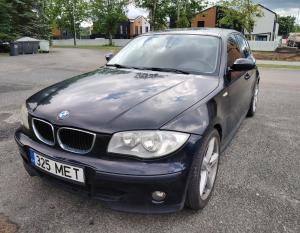 Black BMW 120 2005 in Tallinn, with an engine capacity of 2.00 L and mileage of 207 thousand km for 3500 €, photo 13 on AUTOMOTO.COM.LV