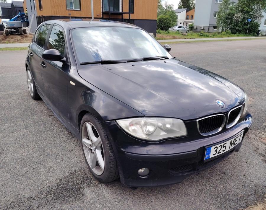 Black BMW 120 2005 in Tallinn, with an engine capacity of 2.00 L and mileage of 207 thousand km for 3500 €, photo 14 on AUTOMOTO.COM.LV