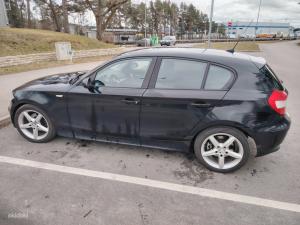 Black BMW 120 2005 in Tallinn, with an engine capacity of 2.00 L and mileage of 207 thousand km for 3500 €, photo 15 on AUTOMOTO.COM.LV