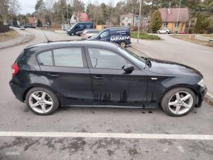 Black BMW 120 2005 in Tallinn, with an engine capacity of 2.00 L and mileage of 207 thousand km for 3500 €, photo 16 on AUTOMOTO.COM.LV