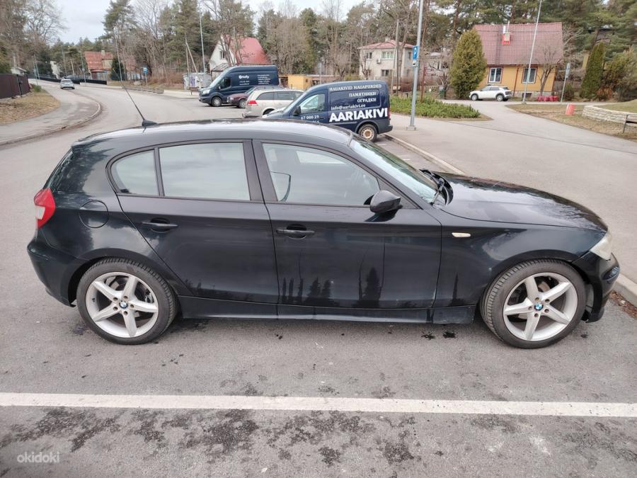 Black BMW 120 2005 in Tallinn, with an engine capacity of 2.00 L and mileage of 207 thousand km for 3500 €, photo 16 on AUTOMOTO.COM.LV