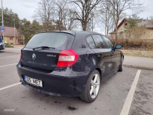 Black BMW 120 2005 in Tallinn, with an engine capacity of 2.00 L and mileage of 207 thousand km for 3500 €, photo 17 on AUTOMOTO.COM.LV