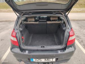 Black BMW 120 2005 in Tallinn, with an engine capacity of 2.00 L and mileage of 207 thousand km for 3500 €, photo 18 on AUTOMOTO.COM.LV