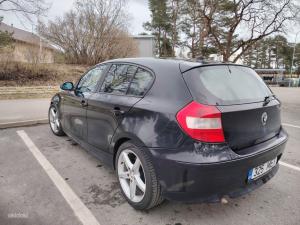 Black BMW 120 2005 in Tallinn, with an engine capacity of 2.00 L and mileage of 207 thousand km for 3500 €, photo 19 on AUTOMOTO.COM.LV