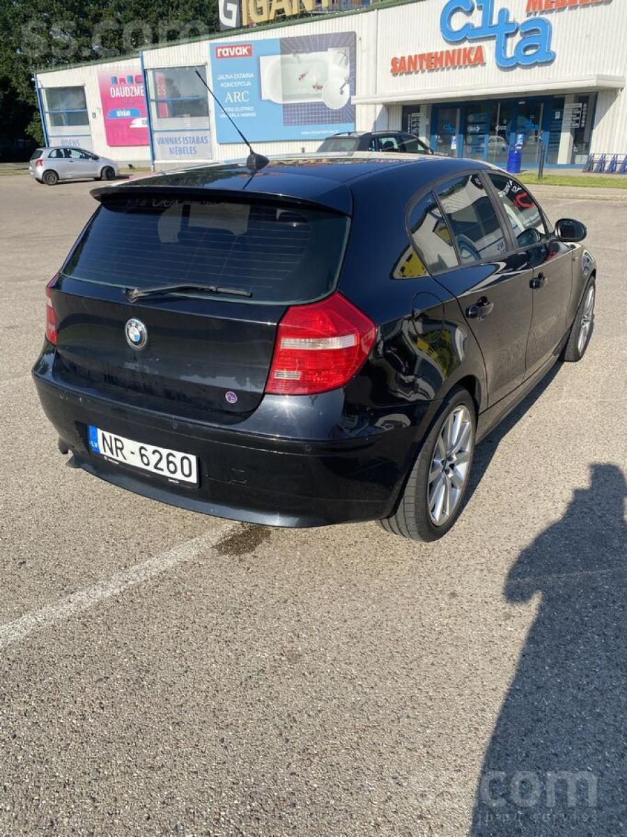 Melns BMW 120 2005 Rīga, ar dzinēja tilpumu 2.00 L un nobraukumu 354 tūkst. km par 3500 €, foto 5 vietnē AUTOMOTO.COM.LV