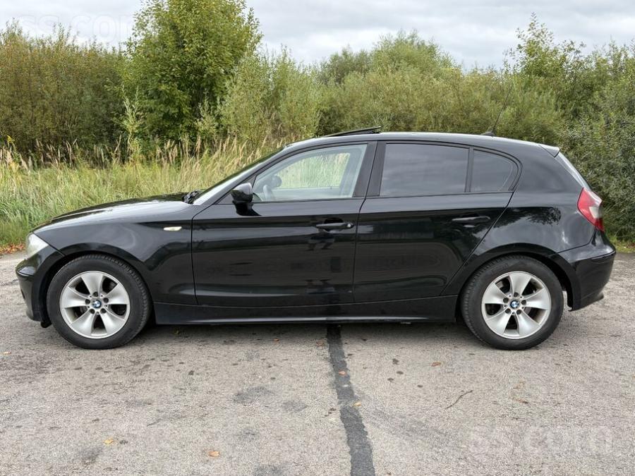 Black BMW 120 2005 in Jelgava, with an engine capacity of 2.00 L and mileage of 0 thousand km for 3150 €, photo 7 on AUTOMOTO.COM.LV