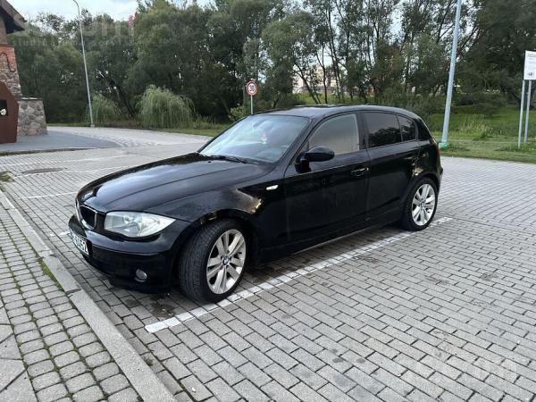 Black BMW 120 2005 in Rezekne, with an engine capacity of 2.00 L and mileage of 324 thousand km for 3000 €, photo 4 on AUTOMOTO.COM.LV