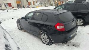 Melns BMW 120 2006 Petrikaičiai, ar dzinēja tilpumu 2.00 L un nobraukumu 293 tūkst. km par 2400 €, foto  vietnē AUTOMOTO.COM.LV