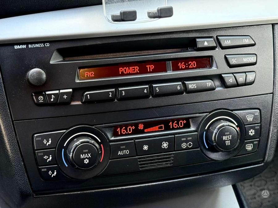 Melns BMW 120 2006 Kauņa, ar dzinēja tilpumu 2.00 L un nobraukumu 380 tūkst. km par 2250 €, foto 12 vietnē AUTOMOTO.COM.LV