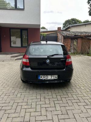 Black BMW 120 2006 in Kaunas, with an engine capacity of 2.00 L and mileage of 185 thousand km for 2000 €, photo 6 on AUTOMOTO.COM.LV