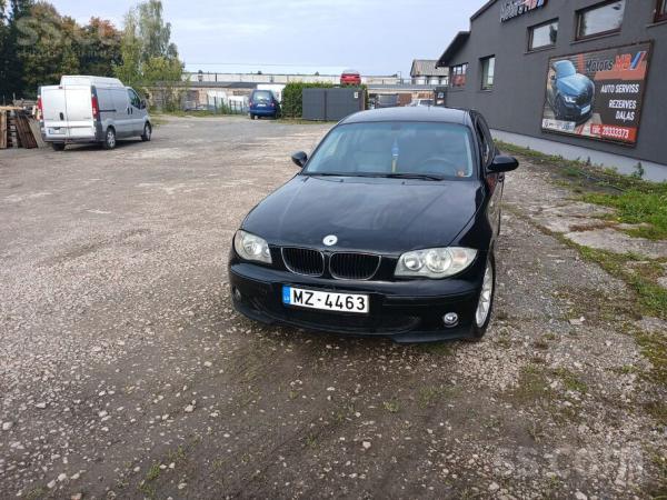Black BMW 120 2006 in Bauska, with an engine capacity of 2.00 L and mileage of 0 thousand km for 2250 €, photo 1 on AUTOMOTO.COM.LV