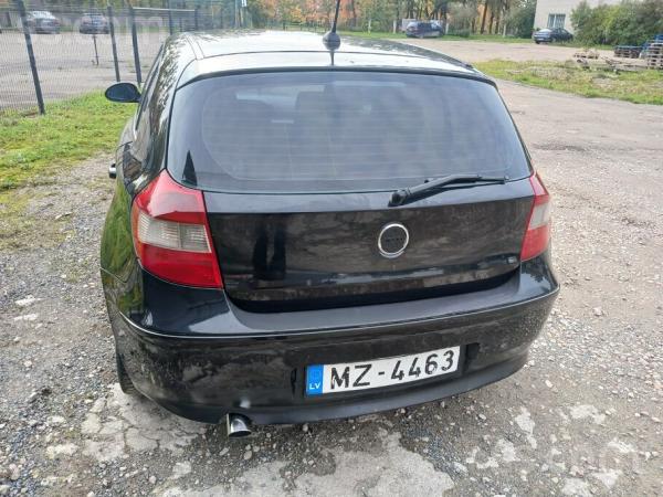 Black BMW 120 2006 in Bauska, with an engine capacity of 2.00 L and mileage of 0 thousand km for 2250 €, photo 8 on AUTOMOTO.COM.LV
