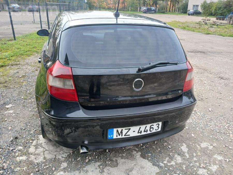 Black BMW 120 2006 in Bauska, with an engine capacity of 2.00 L and mileage of 0 thousand km for 2250 €, photo 8 on AUTOMOTO.COM.LV