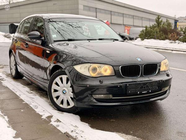 Melns BMW 120 2007 Viļņa, ar dzinēja tilpumu 2.00 L un nobraukumu 313 tūkst. km par 2890 €, foto 1 vietnē AUTOMOTO.COM.LV