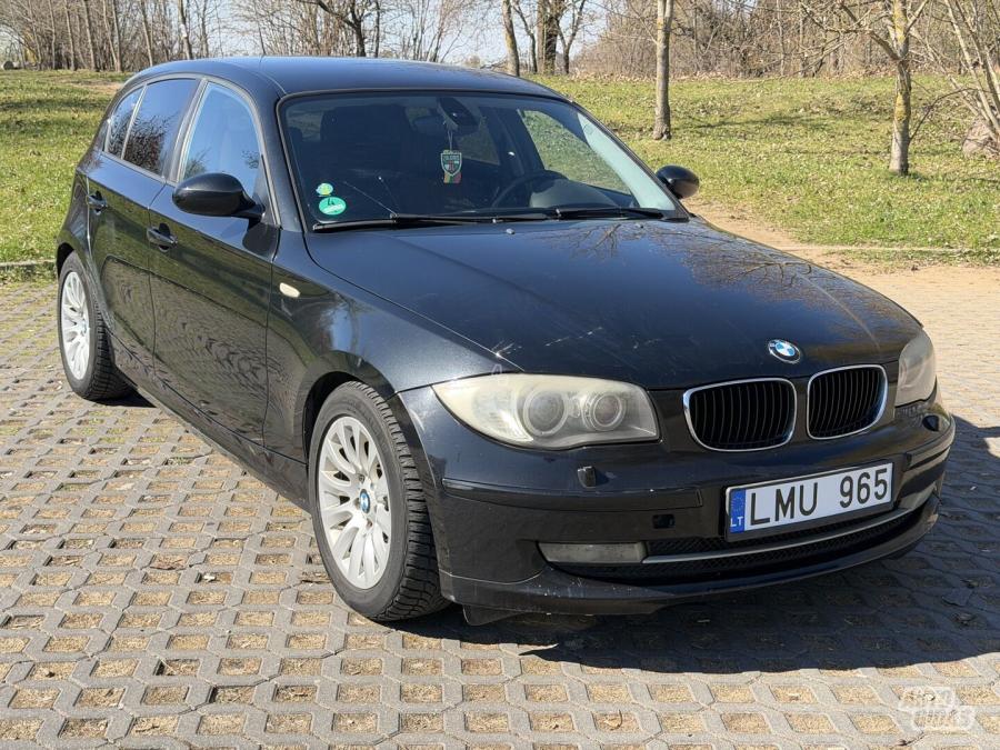 Black BMW 120 2007 in Panevezys, with an engine capacity of 2.00 L and mileage of 330 thousand km for 2500 €, photo 3 on AUTOMOTO.COM.LV